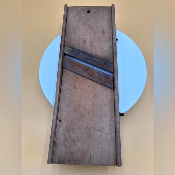 Antique | Accents | Antique Wood Cabbage Kraut Mandolin Farmhouse Decor ...